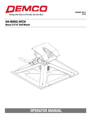 Demco Recon Operator's Manual | Manualzz