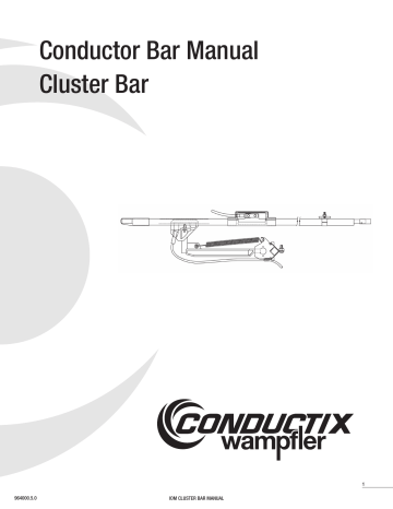 Conductix-Wampfler Cluster Bar Manual | Manualzz