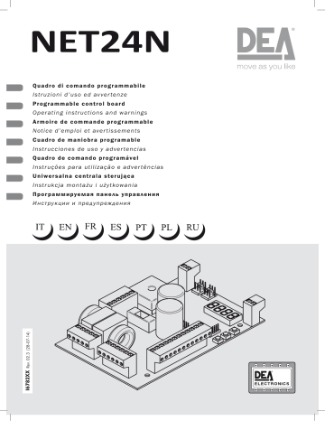 DEA SYSTEM NET24N Operating Instructions And Warnings | Manualzz