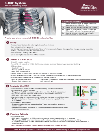Boston Scientific S-ICD System Directions For Use | Manualzz