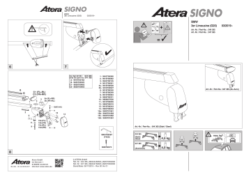 Atera SIGNO 044 365 Manual | Manualzz