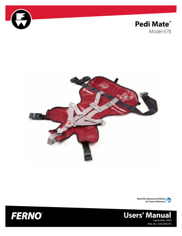 Ferno Pedi Mate 678 User Manual | Manualzz