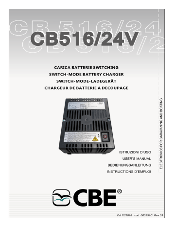 CBE CB-516/24V User Manual | Manualzz