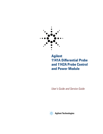 Agilent Technologies 1141A User's Manual And Service Manual | Manualzz