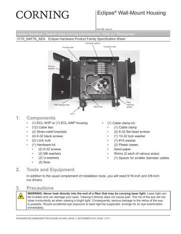 CORNING Eclipse Instructions | Manualzz