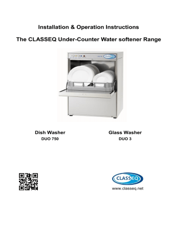 Classeq DUO 3, DUO 750 Installation & Operation Instructions | Manualzz