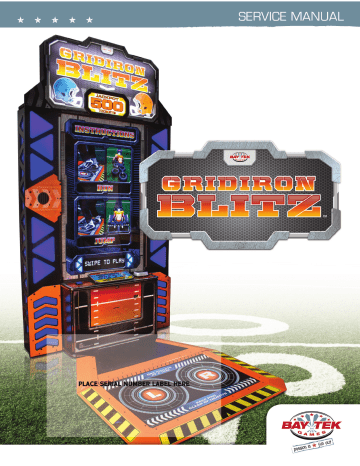 Bay Tek Games GRIDIRON BLITZ Service Manual | Manualzz