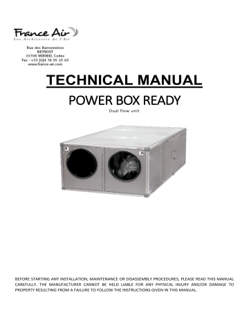 France Air POWER BOX READY 600 Technical Manual | Manualzz