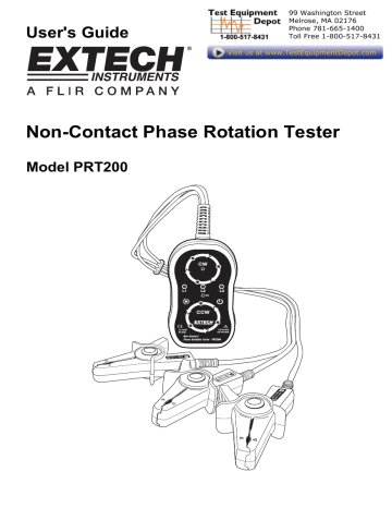 Extech Instruments PRT200 User Manual | Manualzz