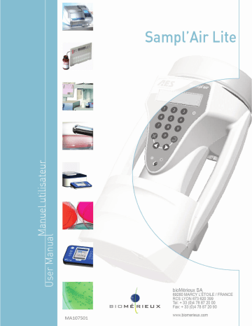 bioMerieux SAMPL'AIR LITE User Manual | Manualzz