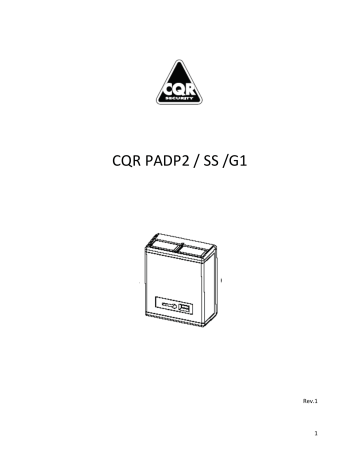 CQR PADP2/SS/G1 Installation Instructions | Manualzz