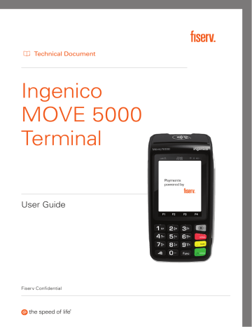 Fiserv Ingenico MOVE 5000 User Manual | Manualzz