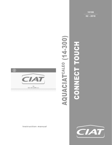 CIAT AQUACIAT CALEO CONNECT TOUCH Instruction Manual | Manualzz