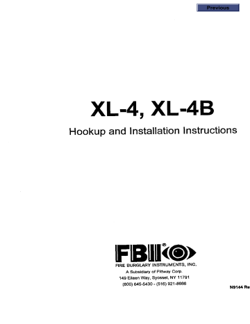 FBII XL-4 Hookup And Installation Instructions | Manualzz