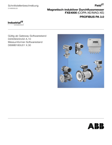 ABB FXE4000 Type COPA-XE Schnittstellenbeschreibung | Manualzz