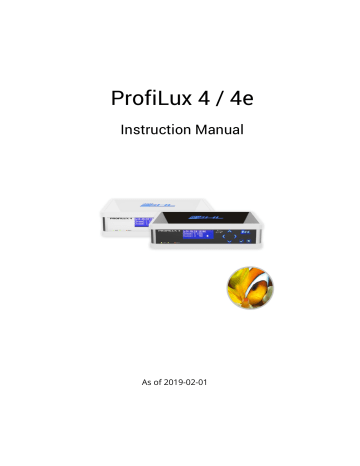 GHL ProfiLux 4, ProfiLux 4e Instruction Manual | Manualzz