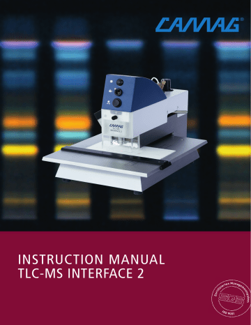 CAMAG TLC-MS INTERFACE 2 Instruction Manual | Manualzz