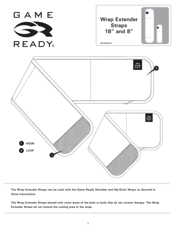 Game ready Wrap Extender Strap 18" User Manual | Manualzz