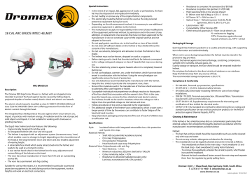 Dromex ARC ERGOS 28 Quick Start Manual | Manualzz