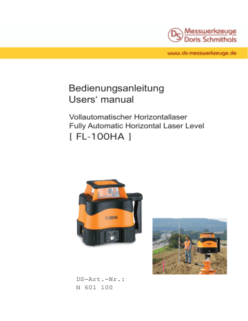 geo-FENNEL FL 100HA Junior User Manual | Manualzz