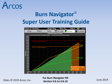 Arcos Burn Navigator User Training Manual | Manualzz