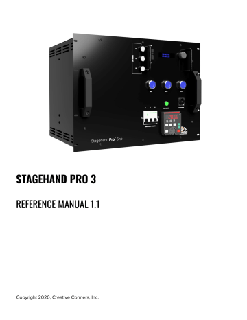 Creative Conners Stagehand Pro 3 Reference Manual | Manualzz