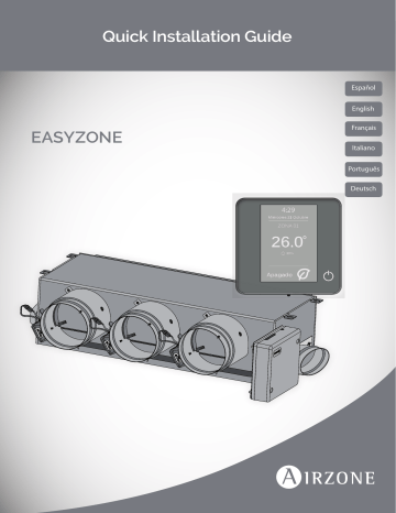 Airzone EASYZONE AZEZ6FUJST Quick Installation Manual | Manualzz