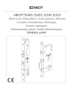 Abloy EL560, EL565 Manual | Manualzz