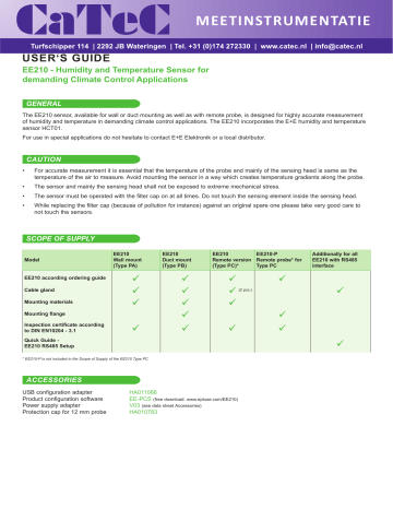 catec EE210 User Manual | Manualzz
