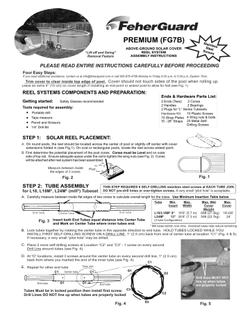 FeherGuard PREMIUM Assembly Instructions | Manualzz