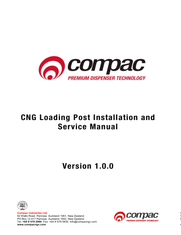Compac CNG Installation And Service Manual | Manualzz