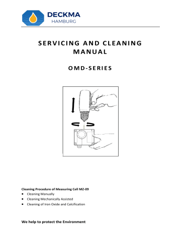 Deckma OMD Series Servicing And Cleaning Manual | Manualzz