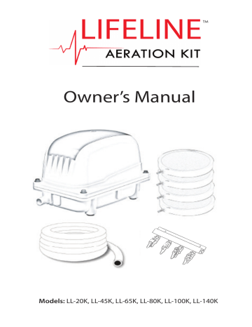 Anjon LIFELINE LL-45, LIFELINE LL-80 Owner's Manual | Manualzz