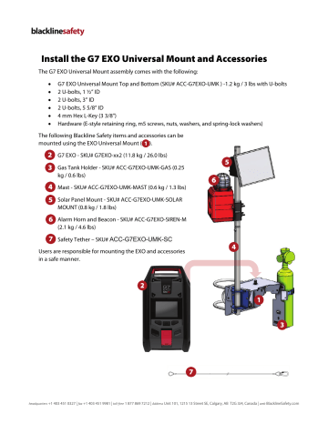 Blackline Safety G7 EXO Install | Manualzz