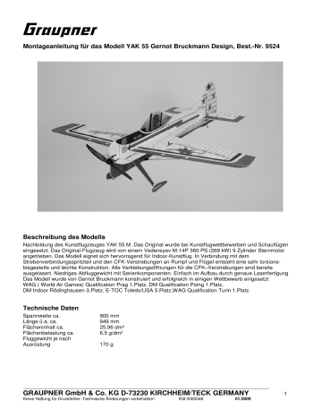 GRAUPNER 9524 Building Instructions | Manualzz