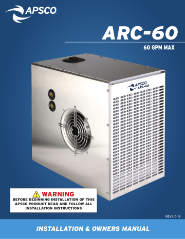 APSCO ARC-60 Installation & Owner's Manual | Manualzz