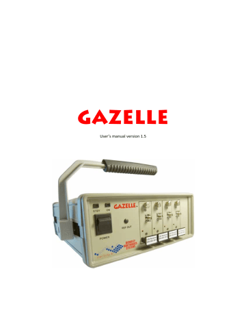 Berkeley Varitronics Systems Gazelle User Manual | Manualzz