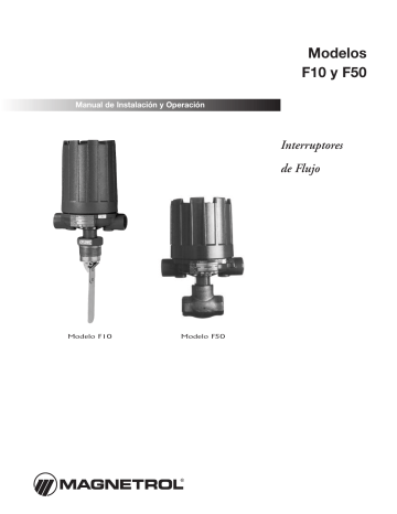 Magnetrol F10 Instrucciones de operación | Manualzz