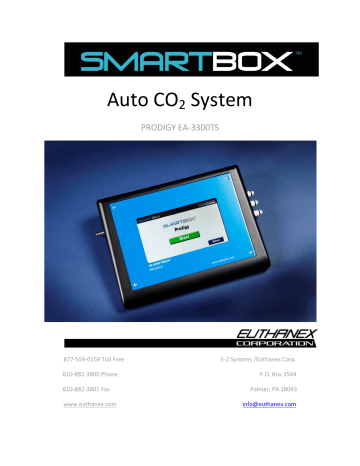 EUTHANEX SMARTBOX PRODIGY EA-3300TS Manual | Manualzz