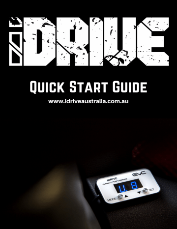 EVC IDrive Quick Start Manual | Manualzz
