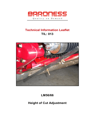 Baroness LM56 Series, LM66 Series Information Leaflet | Manualzz