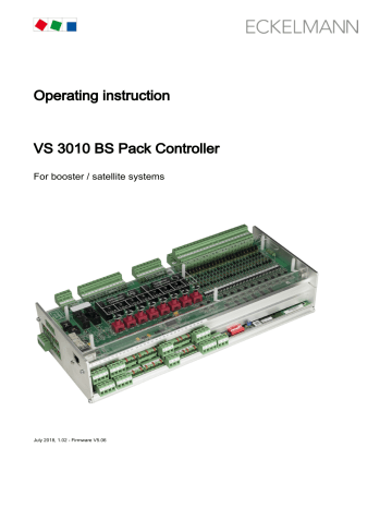 ECKELMANN VS 3010 BS Operating | Manualzz