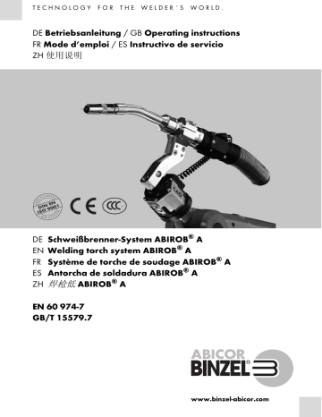 Abicor Binzel ABIROB Operating Instructions Manual | Manualzz