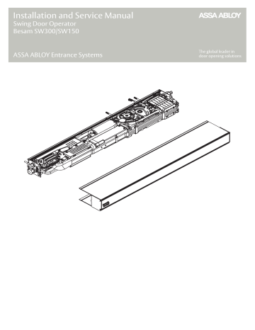Assa Abloy Besam SW150 Installation And Service Manual | Manualzz