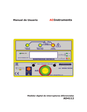 ADInstruments AD4112 Instruction Manual | Manualzz