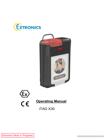 extronics iTAG X30 Operating Manual | Manualzz
