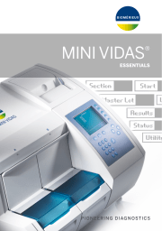 bioMerieux mini VIDAS - User manual