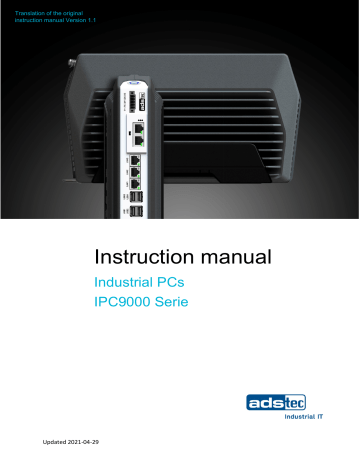 adstec IPC9000 Series Instruction Manual | Manualzz
