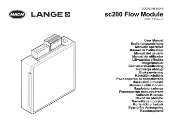 HACH LANGE sc200 Manual Del Usuario | Manualzz
