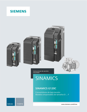 Siemens SINAMICS G120C Manual de usuario | Manualzz